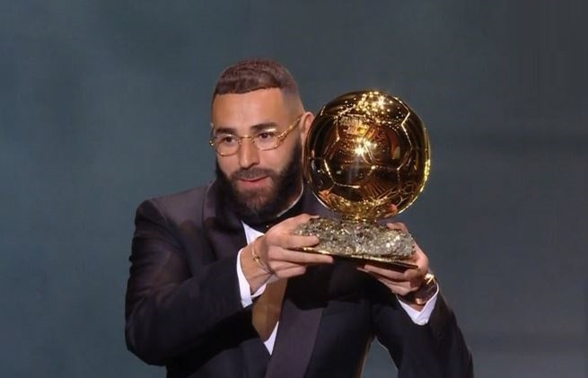 Real Madrid striker Karim Benzema has won the men's Ballon d'Or for 2022