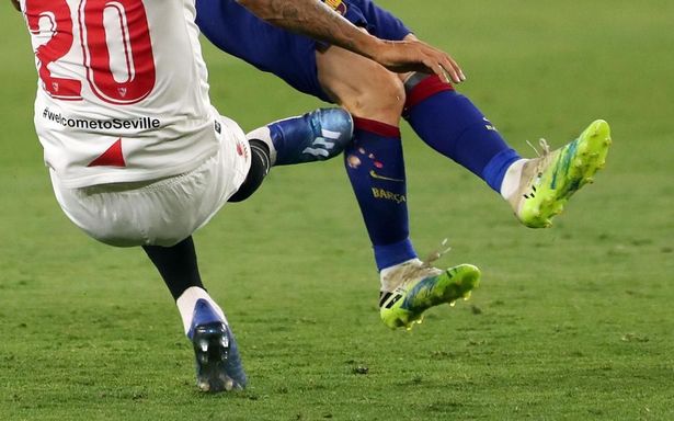 Deep scars spotted on Messi’s leg following horror tackle at Sevilla ...