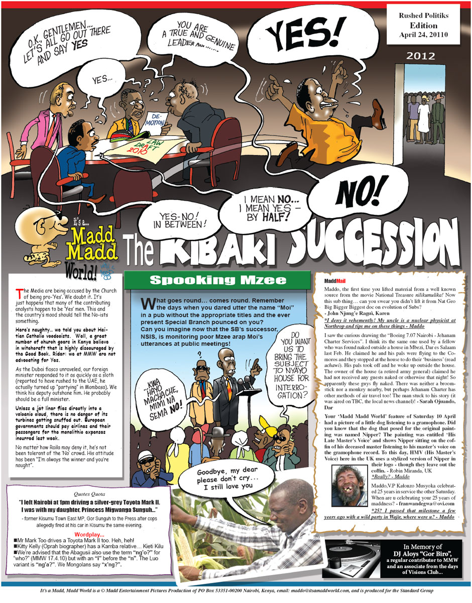 Madd Madd World: 24/04/2010 - The Standard