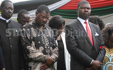 In Pictures: The late Homa Bay Senator Otieno Kajwang' laid to rest ...