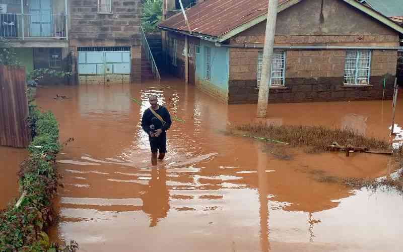 Uthiru residents seek intervention as rainwaters flood homes - The Standard