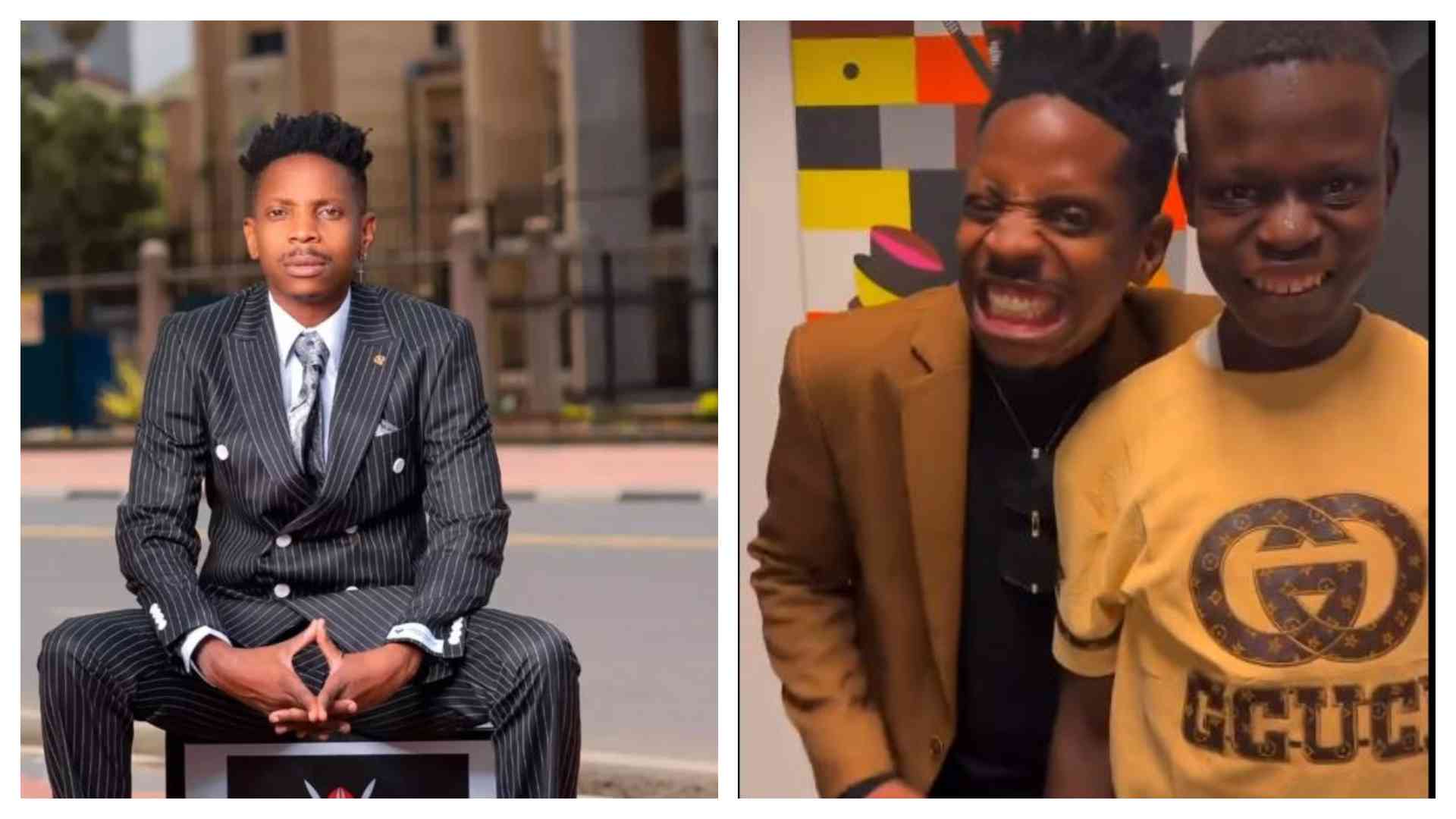 Concerns raised as Eric Omondi flaunts Henry the 'Airport protester ...