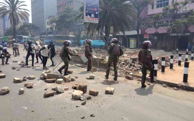 Kenya police fire tear gas at small rallies in capital - The Standard