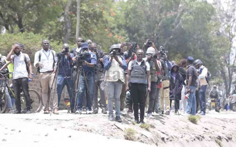 Photos: Azimio protests in Mathare - The Standard