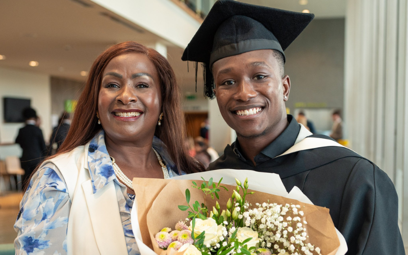 Photos of Wavinya Ndeti's little-known son who graduated in UK - TNX Africa
