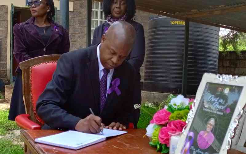 In pictures: Judicial officers converge to mourn Magistrate Monica ...
