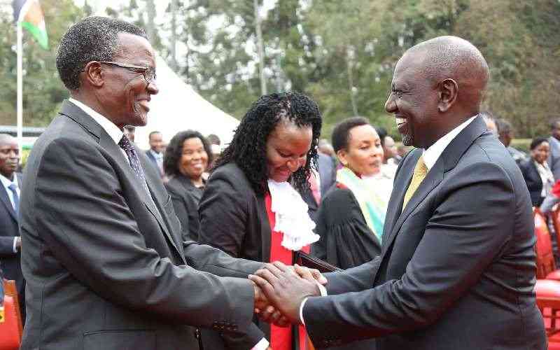 William Ruto's warning shot on rule of law as 6 judges sworn-in - The Standard