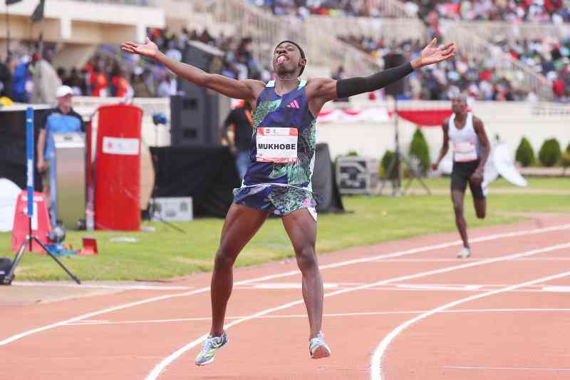 Omanyala floored in 100m as meeting records fall at Kip Keino Classic