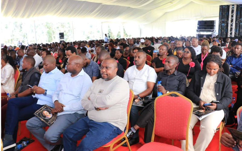 PHOTOS: Dennis Itumbi comforts Jacque Maribe as family lays father to ...