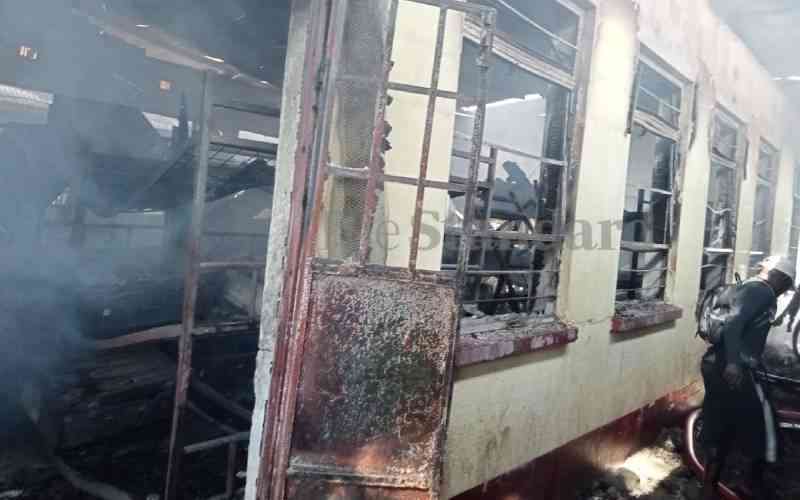 Fire guts down dormitory, classrooms at Kisumu Boys High School - The ...