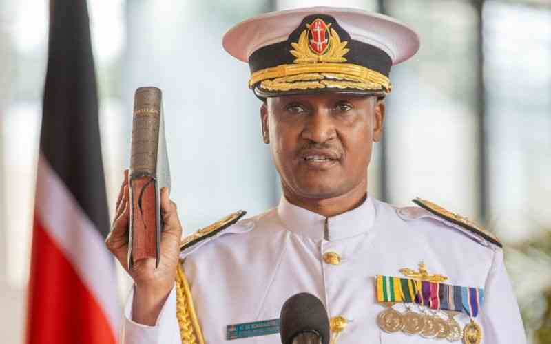 Ruto appoints General Charles Kahariri as new Chief of Defence Forces - The Standard