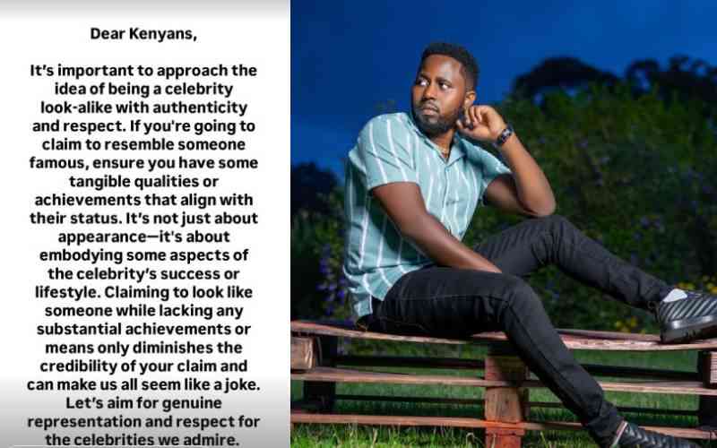 Kenyan Jason Derulo calls out celebrity look-alikes demanding special ...